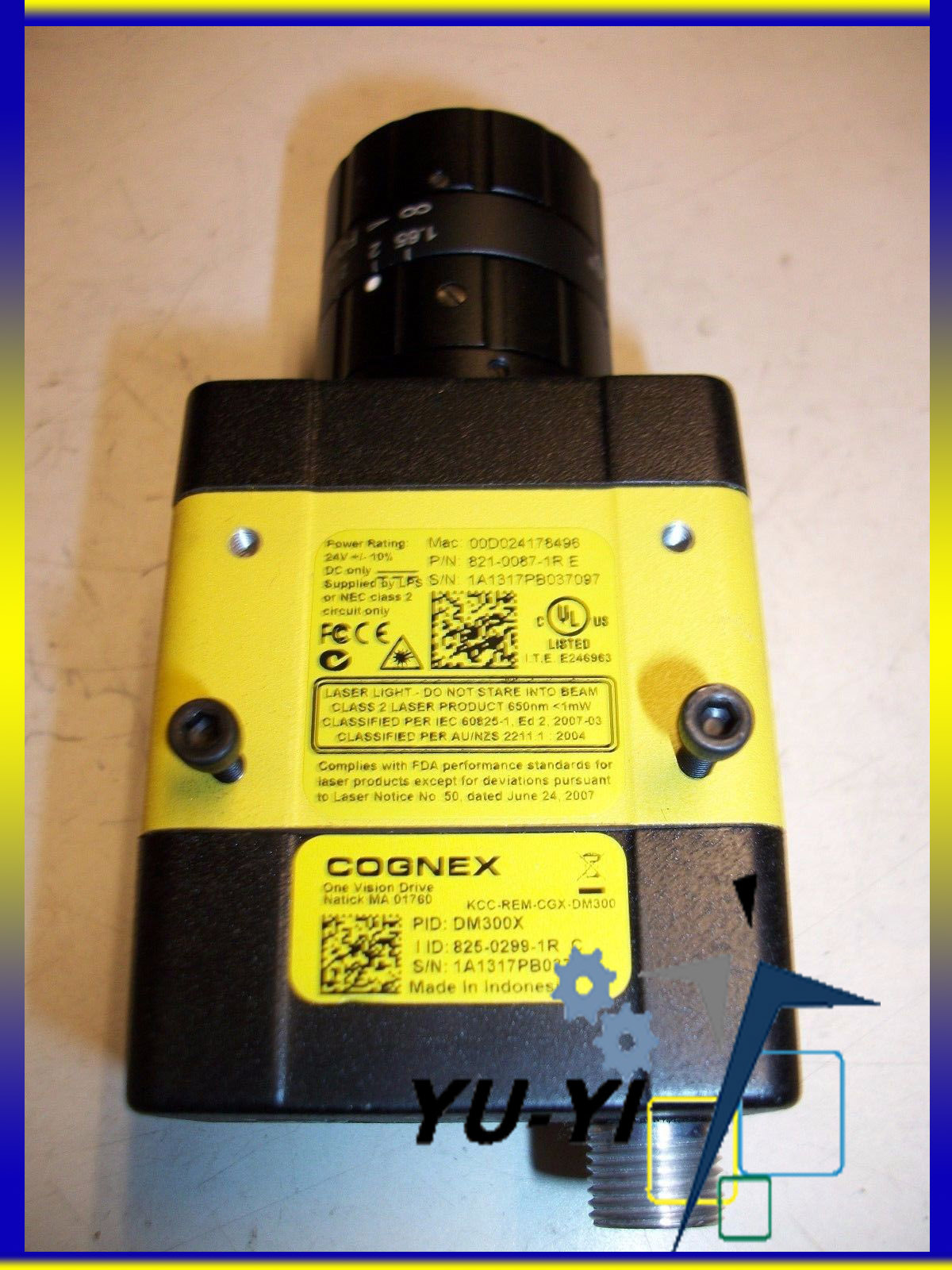 Cognex 821-0087-1R - 裕益科技自動化設備可程式編碼器PLC分散式控制系統DCS